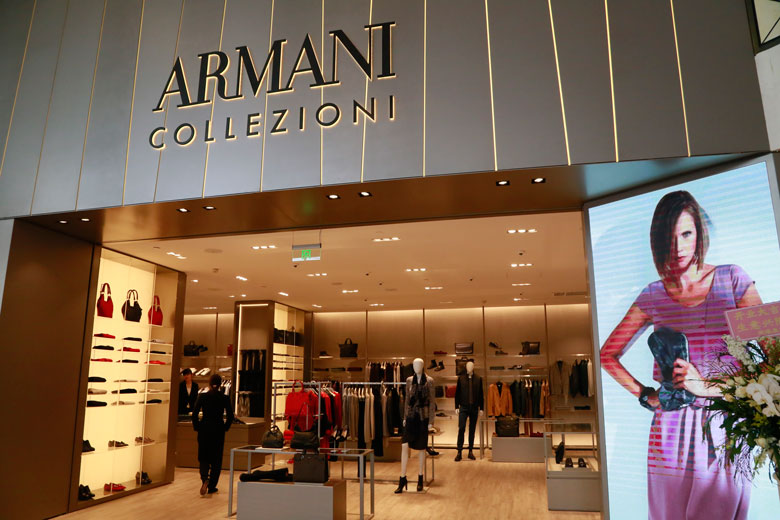 ARMANI COLLEZIONI登陆同曦瑞都购物广场 – 同曦集团官方网站